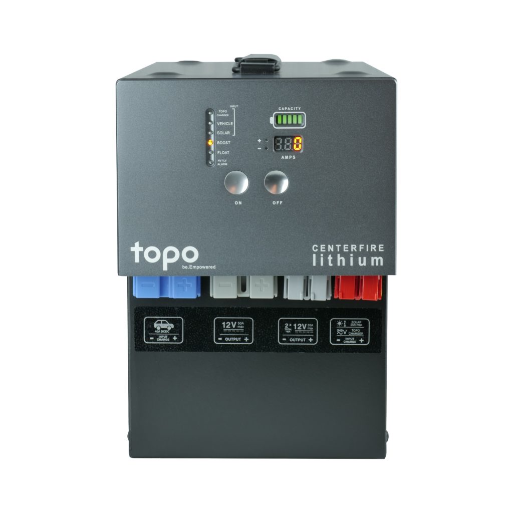 CENTERFIRE - 40A DCDC FAST CHARGE DUAL BATTERY SYSTEM